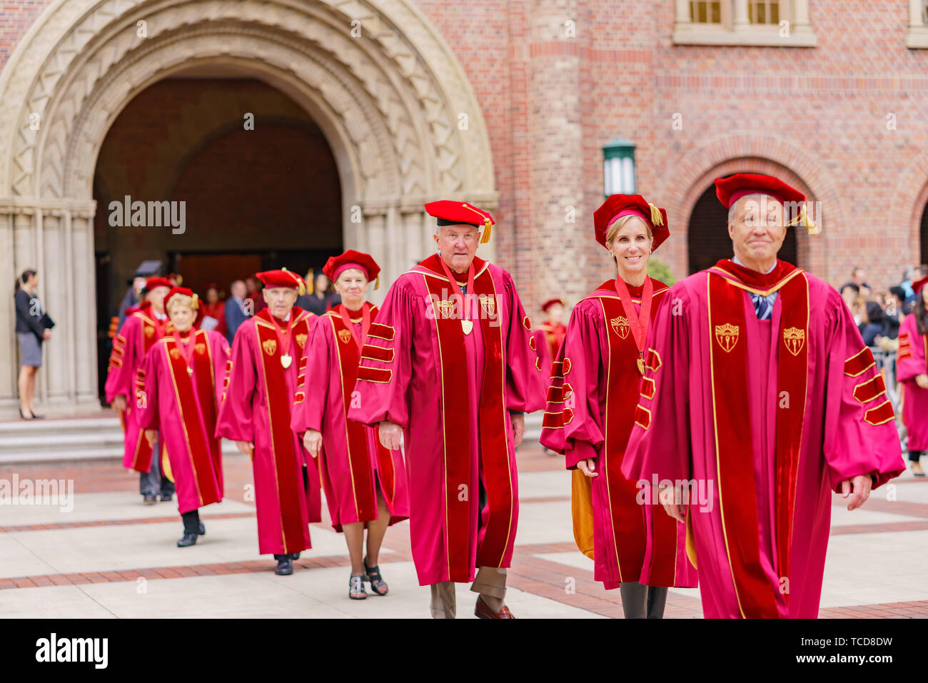 Los Angeles, MAY 10: Graduation Ceremony of University of Southern ...
