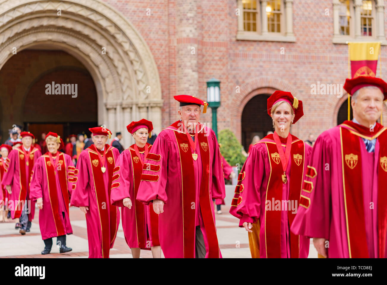 Los Angeles, MAY 10: Graduation Ceremony of University of Southern ...