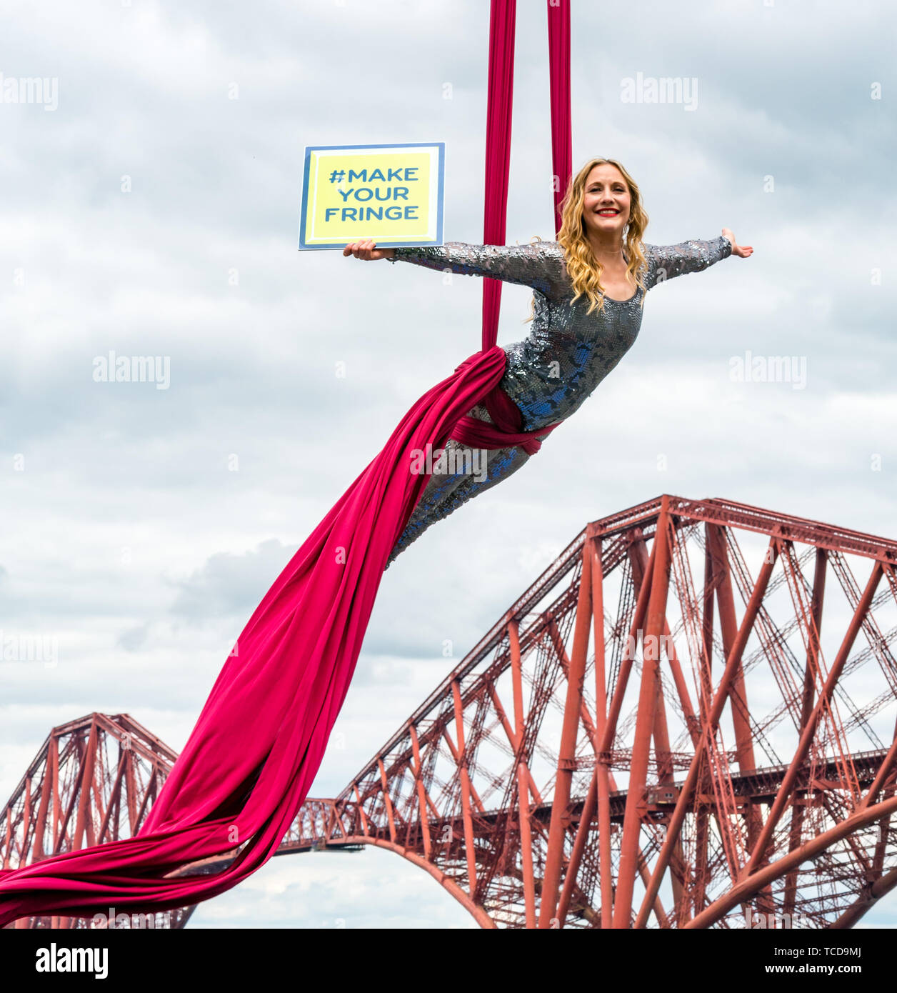Aerial artist Blaise Donald launches Edinburgh Festival Fringe ...