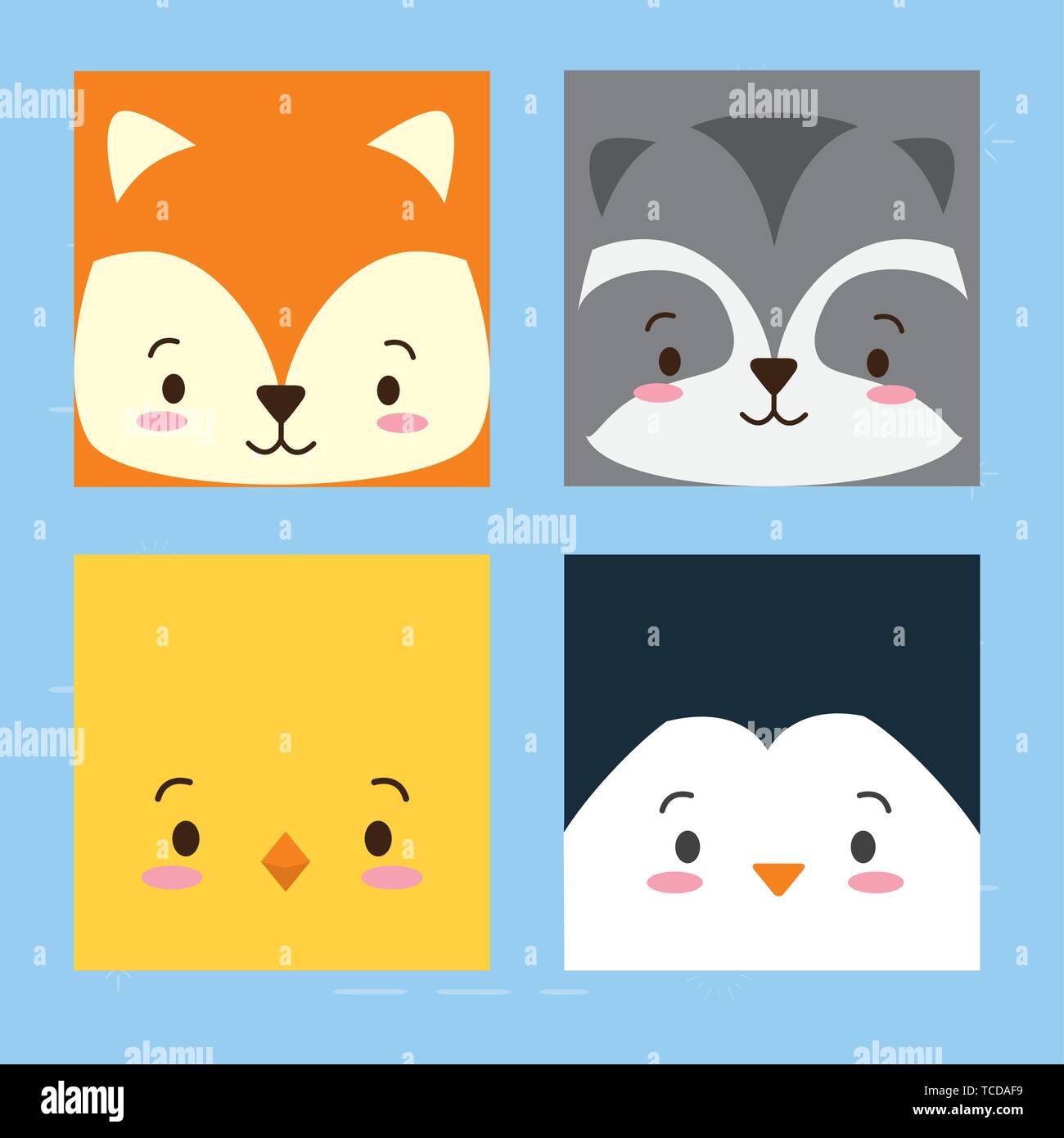 Faces cartoon cut Stock Vector Images - Alamy