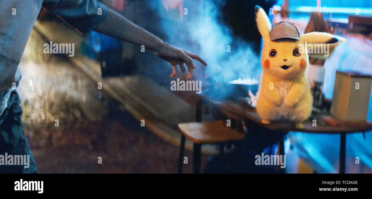 USA. Pikachu ( voiced by Ryan Reynolds ) in the ©Warner Bros new movie ...