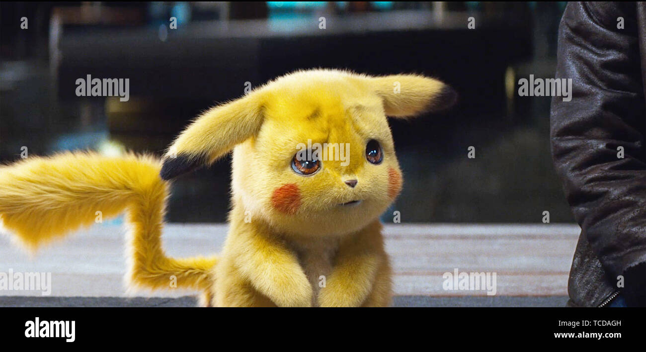 USA. Pikachu ( voiced by Ryan Reynolds ) in the ©Warner Bros new movie ...