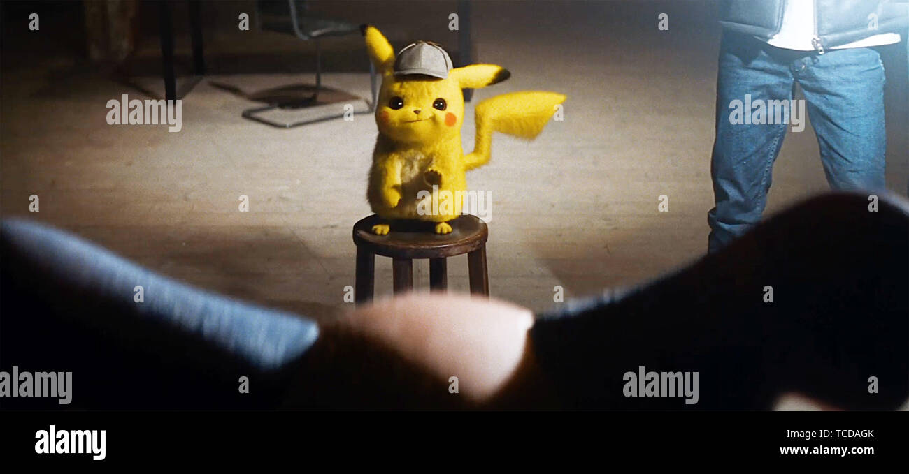 USA. Pikachu ( voiced by Ryan Reynolds ) in the ©Warner Bros new movie ...