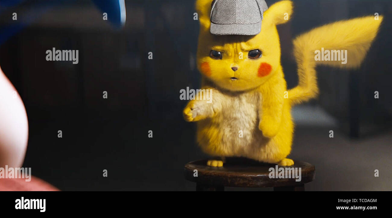 USA. Pikachu ( voiced by Ryan Reynolds ) in the ©Warner Bros new movie ...