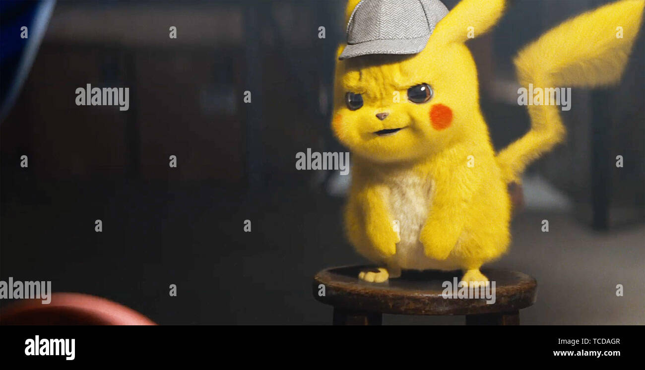 USA. Pikachu ( voiced by Ryan Reynolds ) in the ©Warner Bros new movie ...