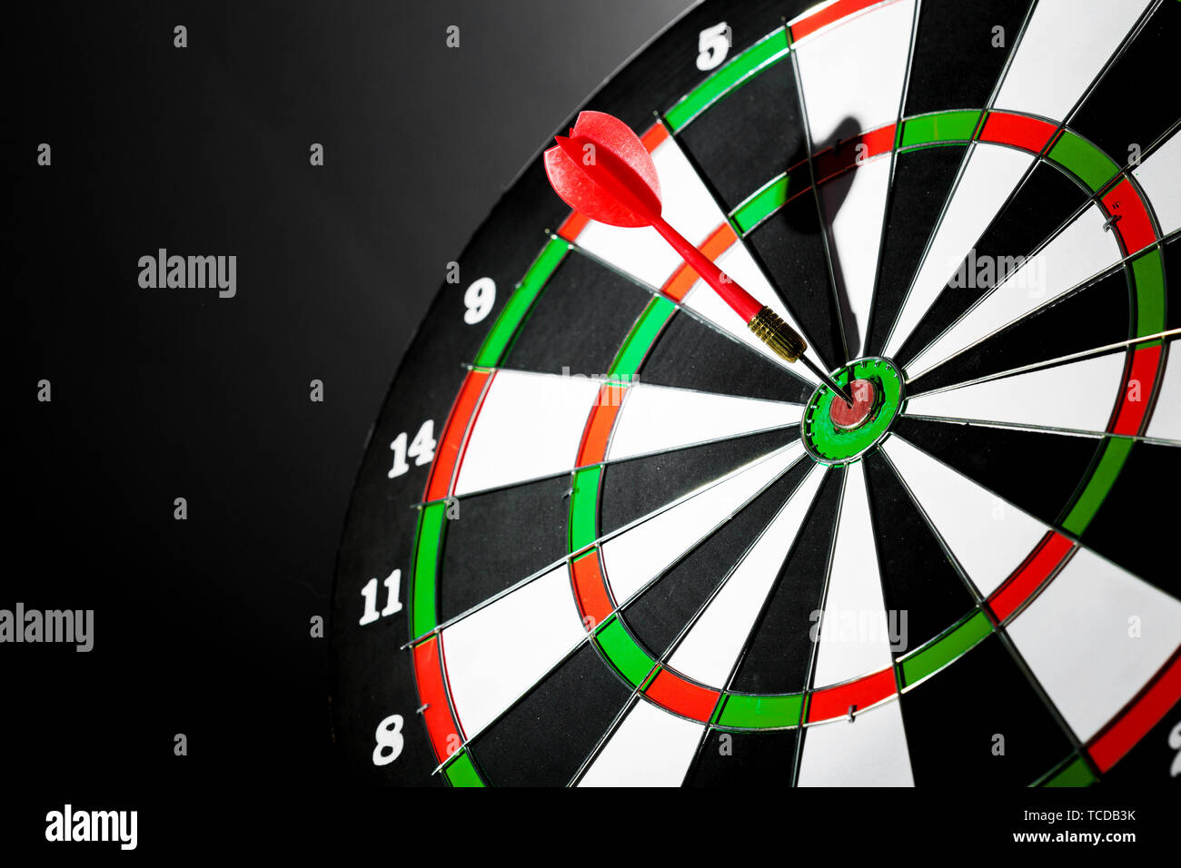Success hitting target, aim goal achievement concept Stock Photo - Alamy