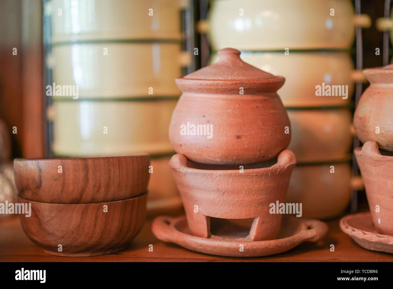 Thai vintage kitchenware Stock Photo - Alamy