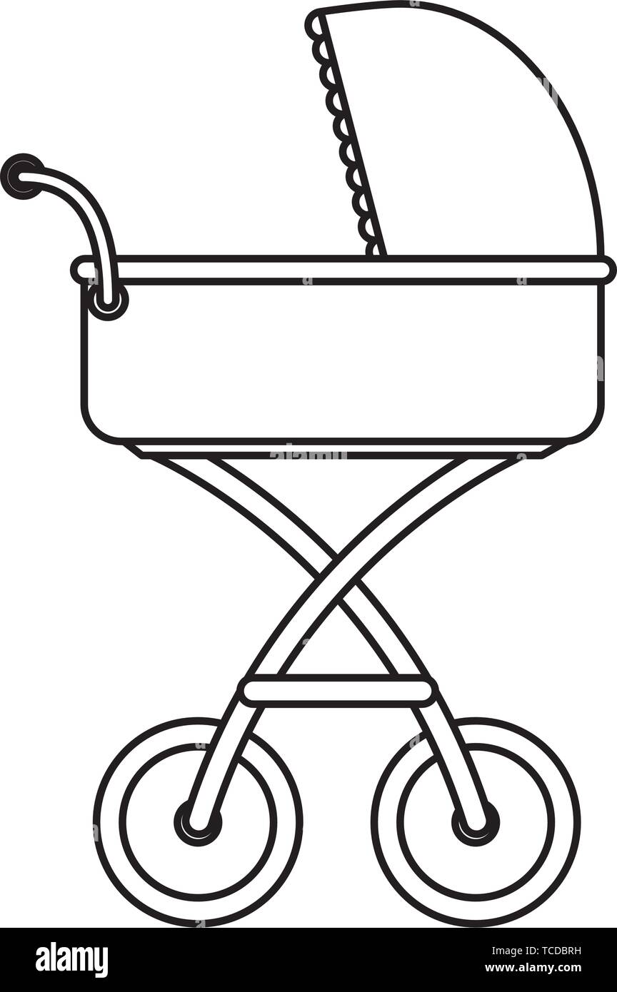 baby cart transport isolated icon Stock Vector Image & Art - Alamy