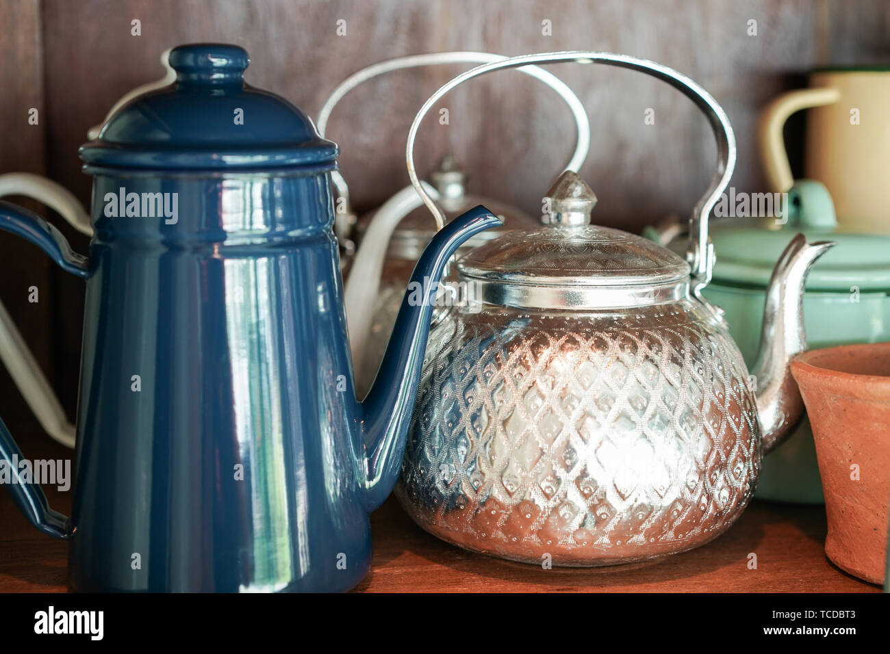 Thai vintage kitchenware Stock Photo - Alamy
