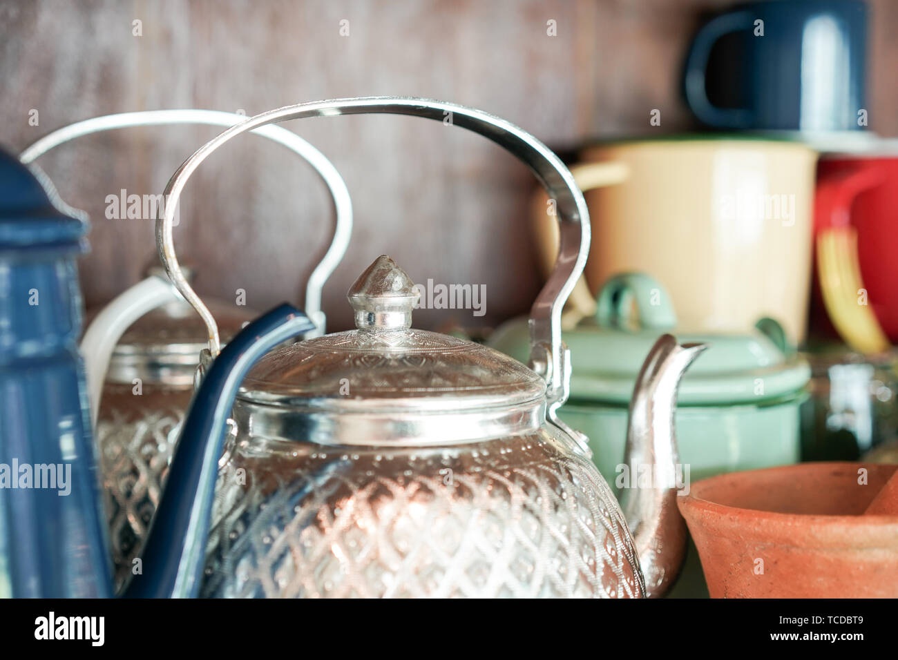 Thai vintage kitchenware Stock Photo - Alamy