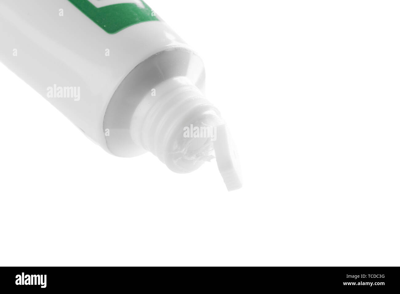 Dental toothpaste isolated on white background Stock Photo - Alamy