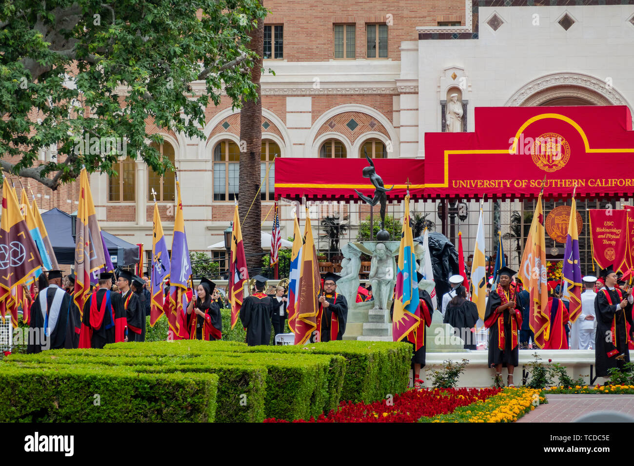 Los Angeles, MAY 10: Graduation Ceremony of University of Southern ...