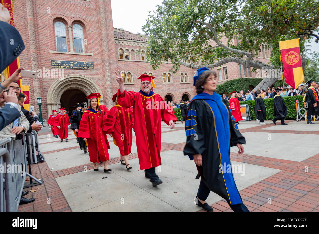 Los Angeles, MAY 10: Graduation Ceremony of University of Southern ...