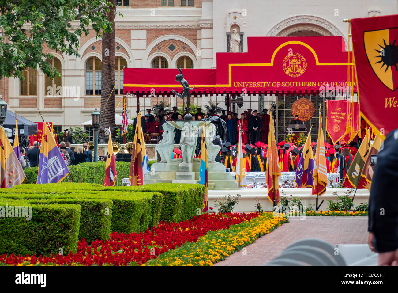 Los Angeles, MAY 10: Graduation Ceremony of University of Southern ...