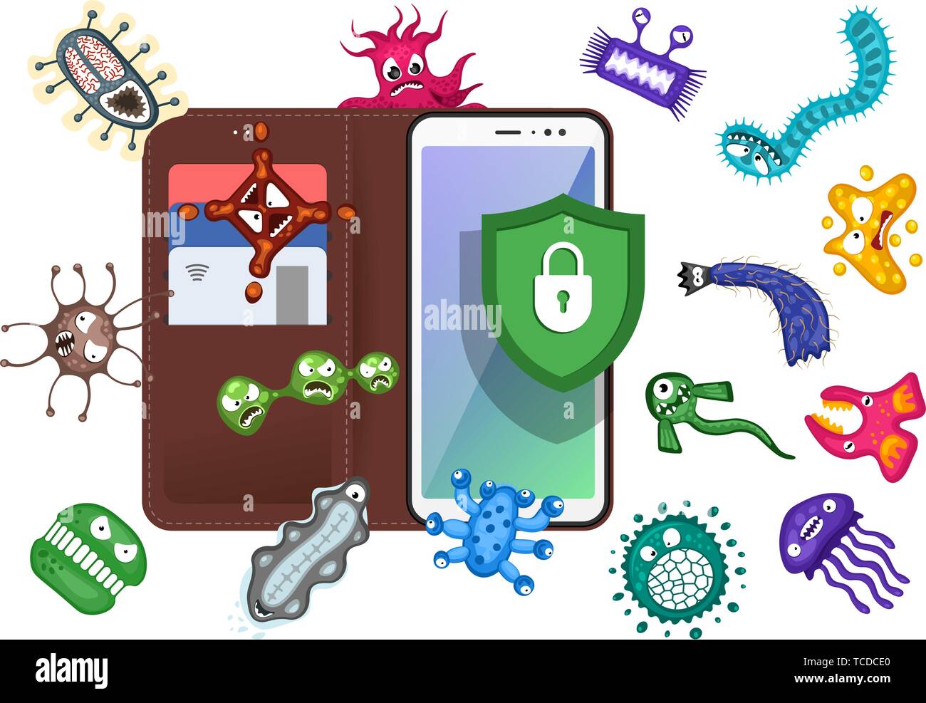 Ransomware background Stock Vector Images - Alamy