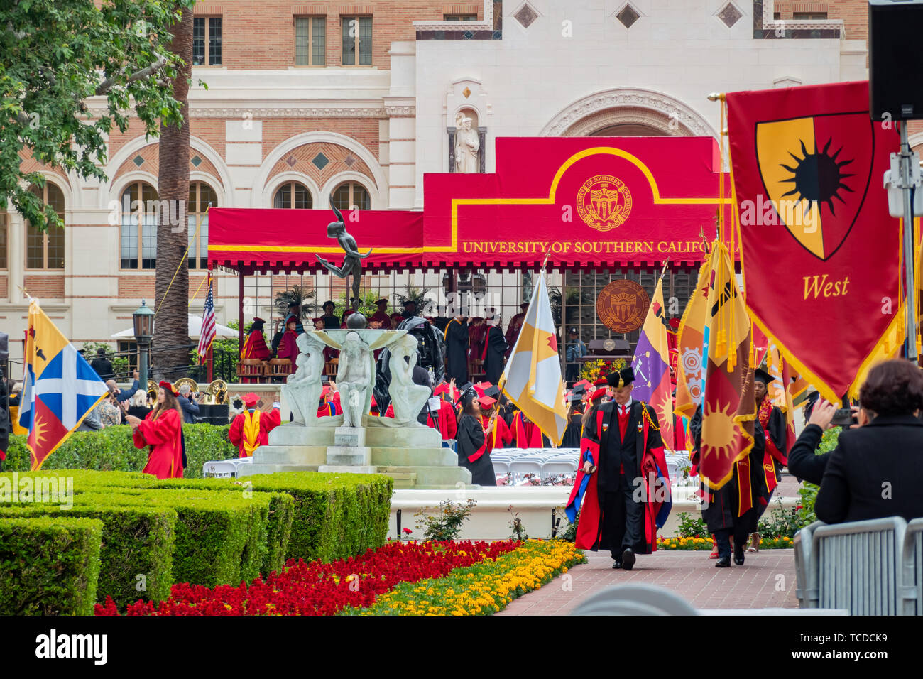 Los Angeles, MAY 10: Graduation Ceremony of University of Southern ...