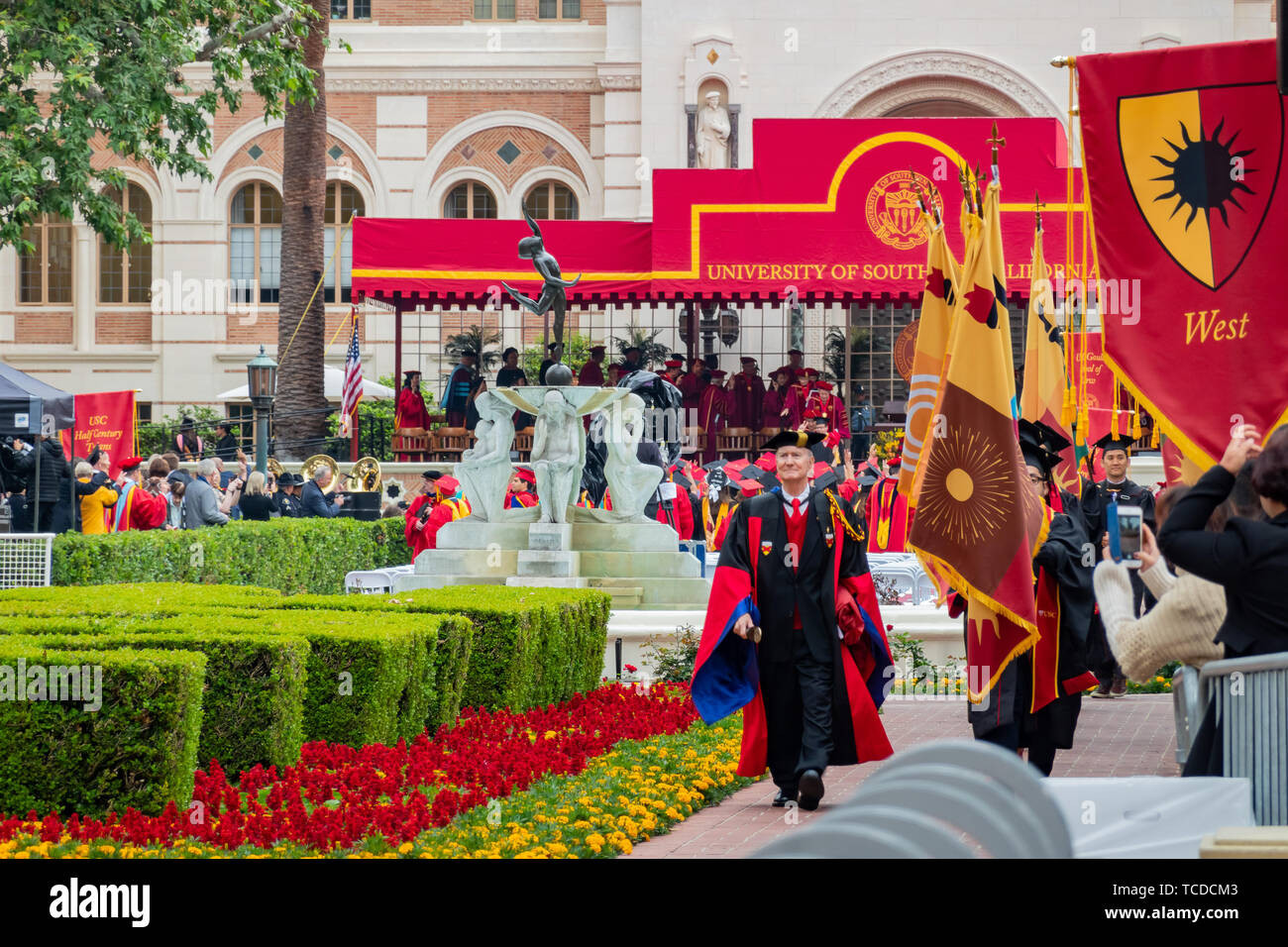 Los Angeles, MAY 10: Graduation Ceremony of University of Southern ...