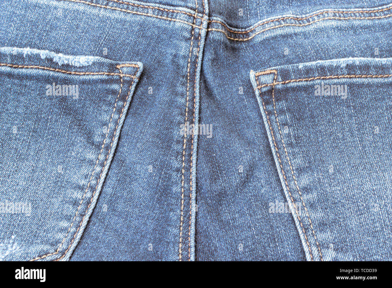 denim back pockets, jeans background Stock Photo - Alamy