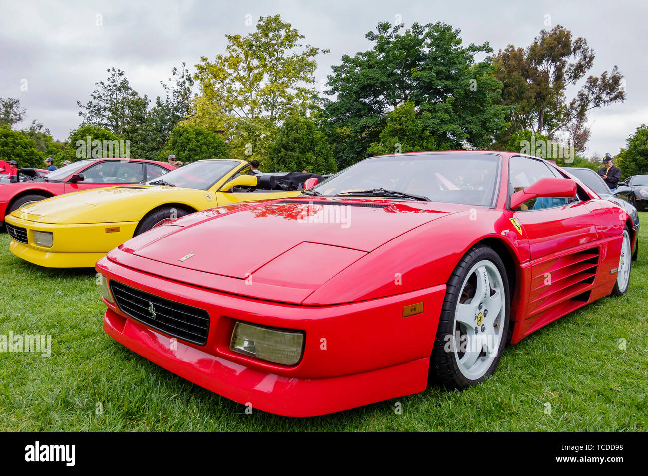 Ferrari car show los angeles hi-res stock photography and images - Alamy