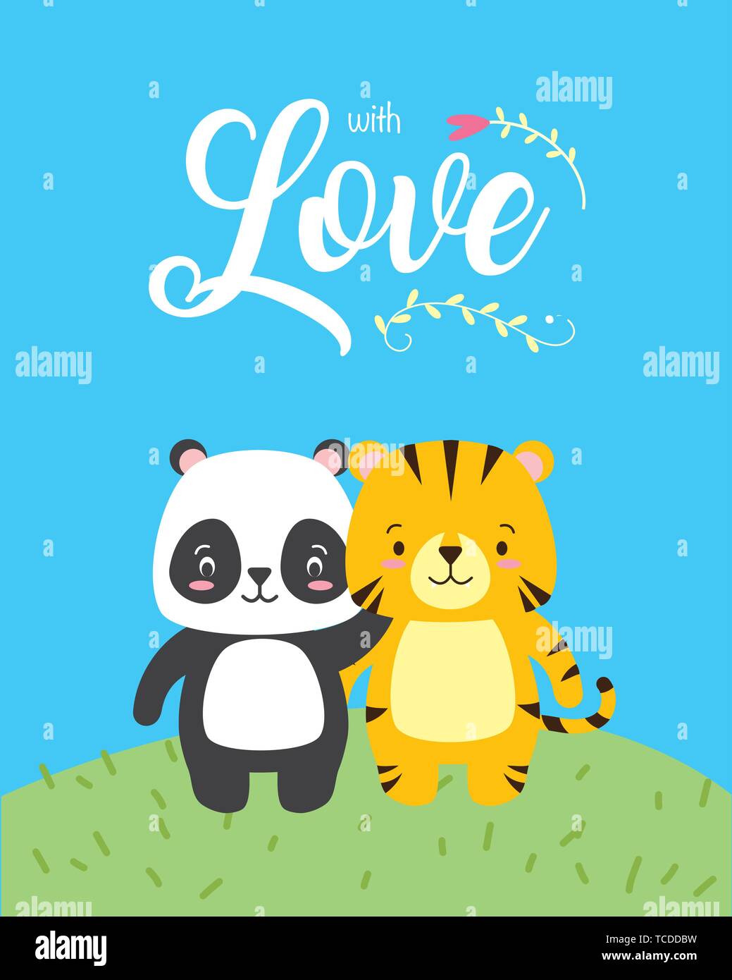 cute animal cartoon Stock Vector Image & Art - Alamy