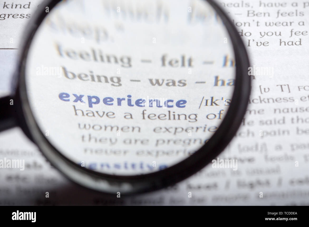 Dictionary definition of word Stock Photo - Alamy