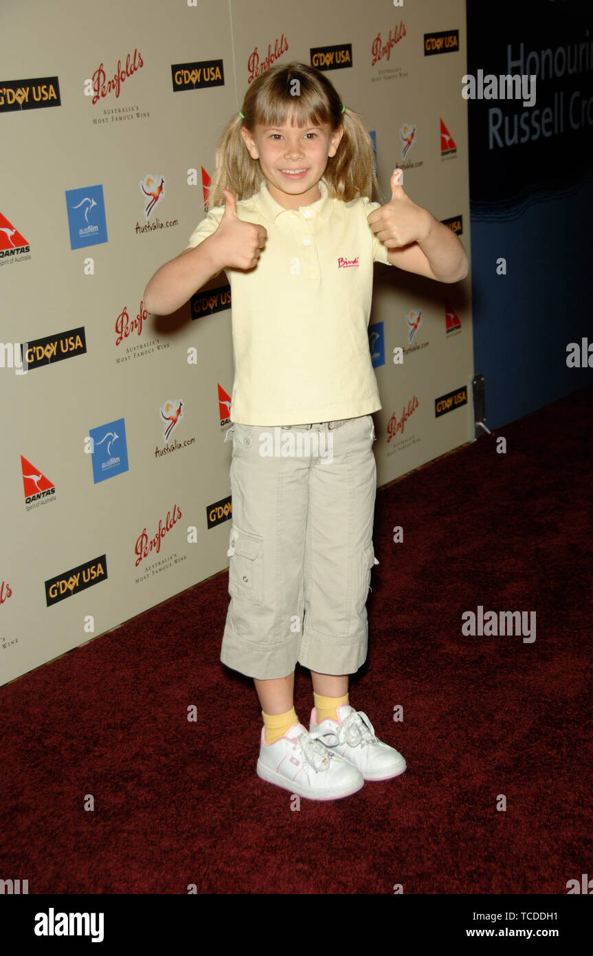 LOS ANGELES, CA. January 10, 2007: BINDI IRWIN - daughter of Steve ...