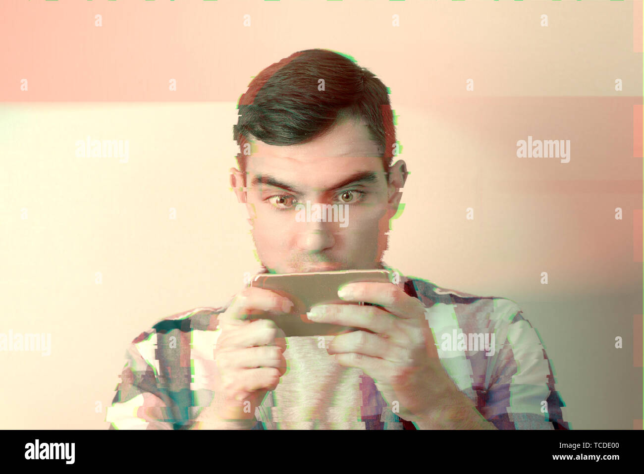 Glitch person hi-res stock photography and images - Alamy