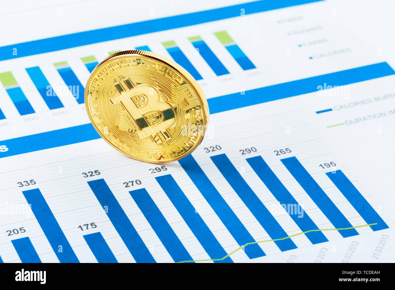 bitcoin crypto currency diagram Stock Photo - Alamy