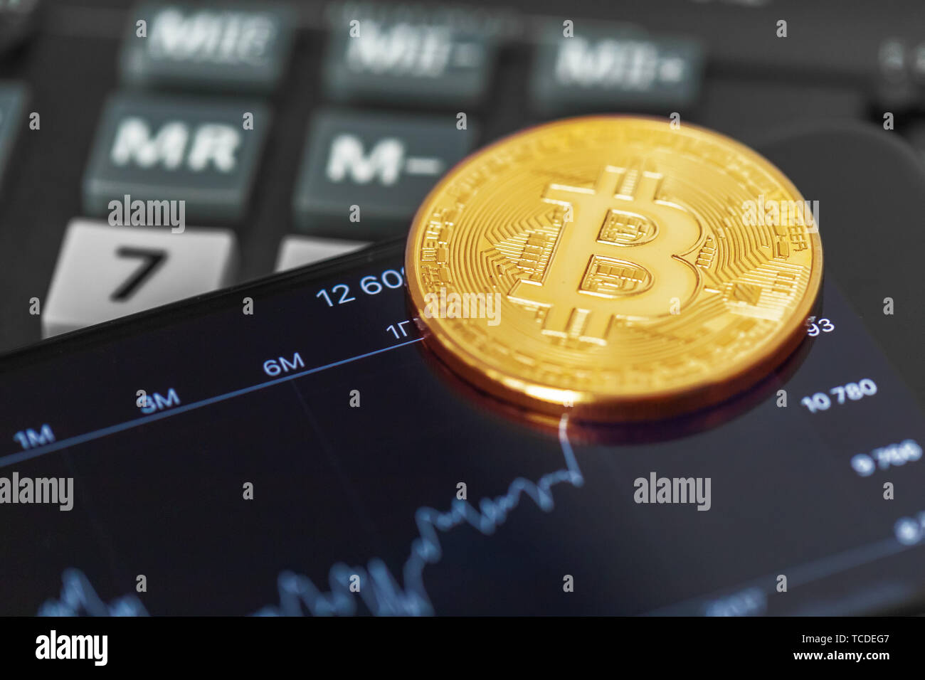 bitcoin crypto currency diagram Stock Photo - Alamy
