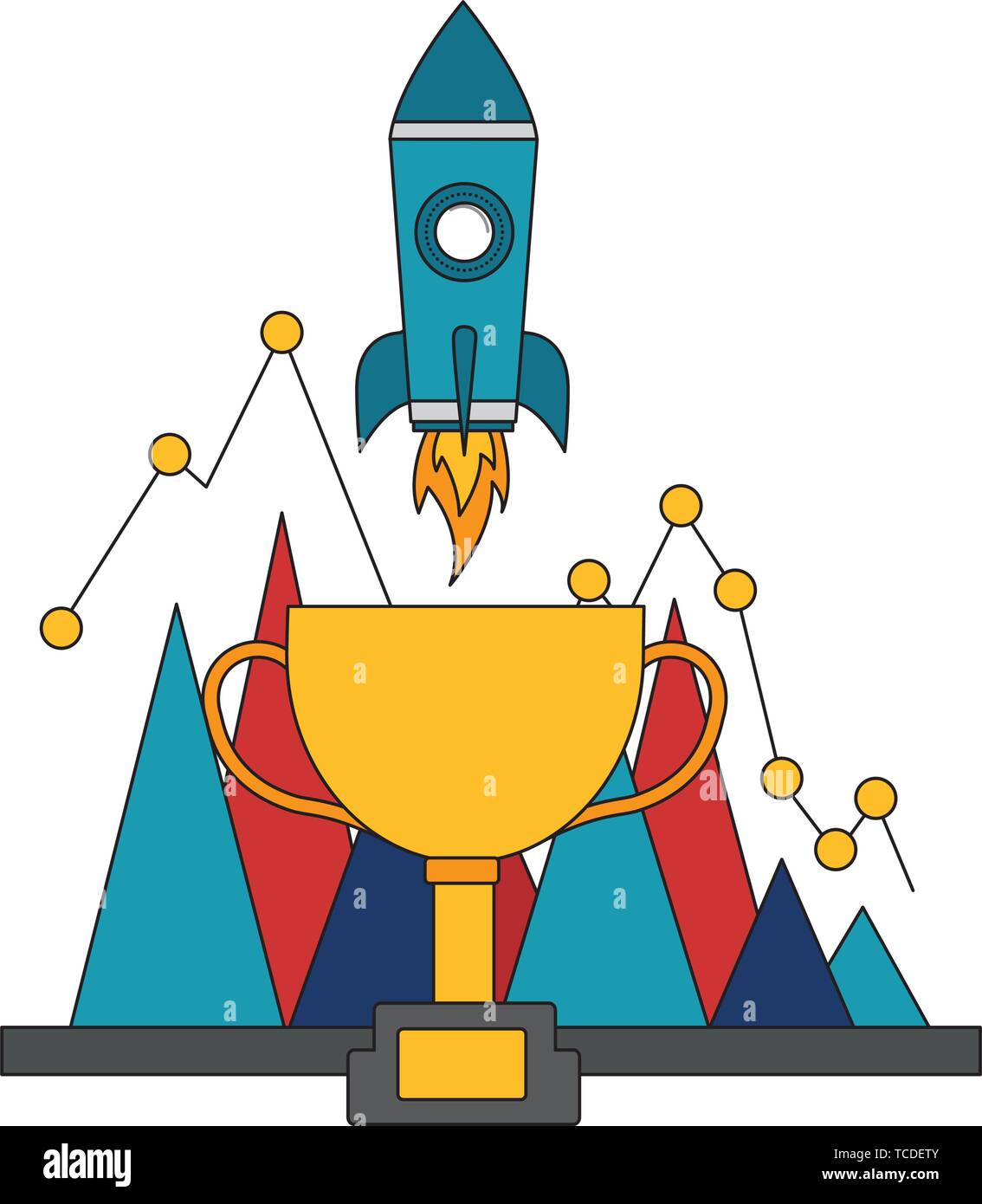 Launch its report Stock Vector Images - Alamy