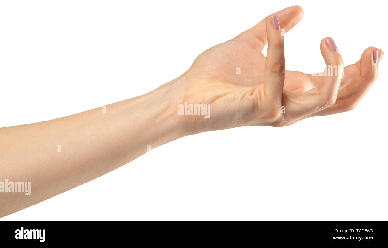female hand gesture Stock Photo - Alamy