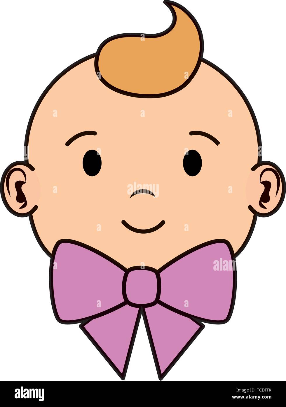 cute little baby girl character Stock Vector Image & Art - Alamy