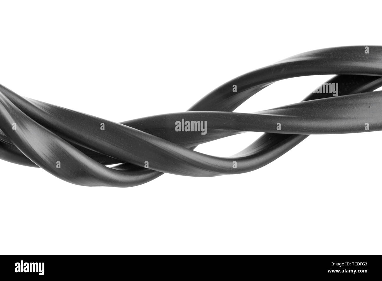 Electric cables closeup Stock Photo - Alamy