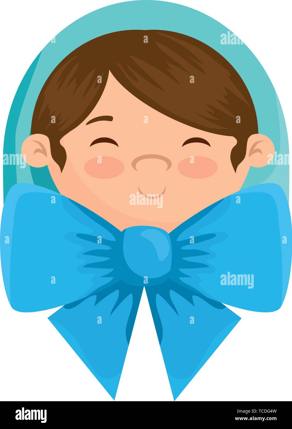cute little boy baby icon Stock Vector Image & Art - Alamy
