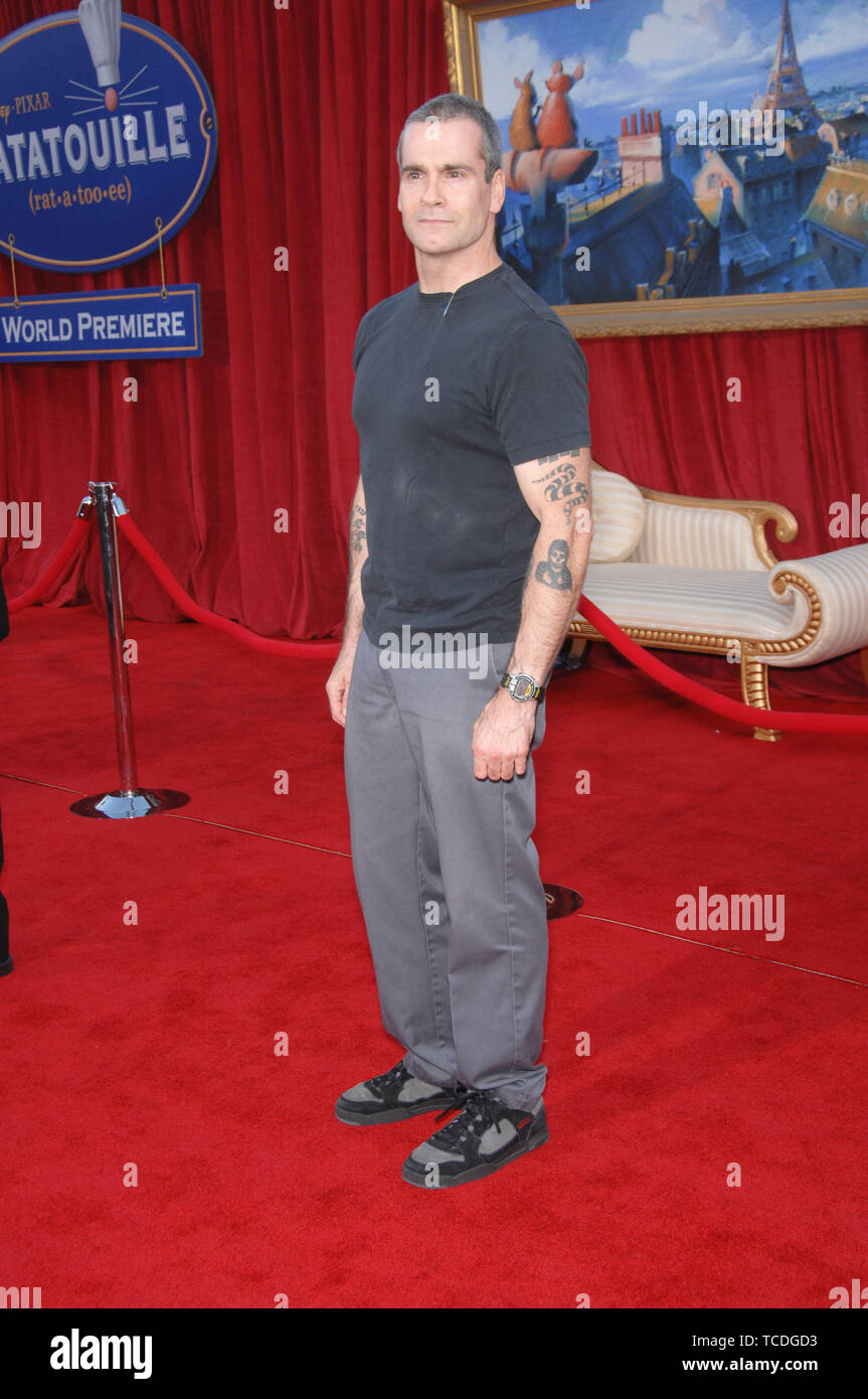 LOS ANGELES, CA. June 23, 2007: Henry Rollins at the world premiere of ...