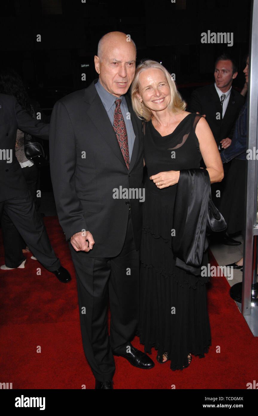 LOS ANGELES, CA. October 11, 2007: Alan Arkin & wife at the Los Angeles ...