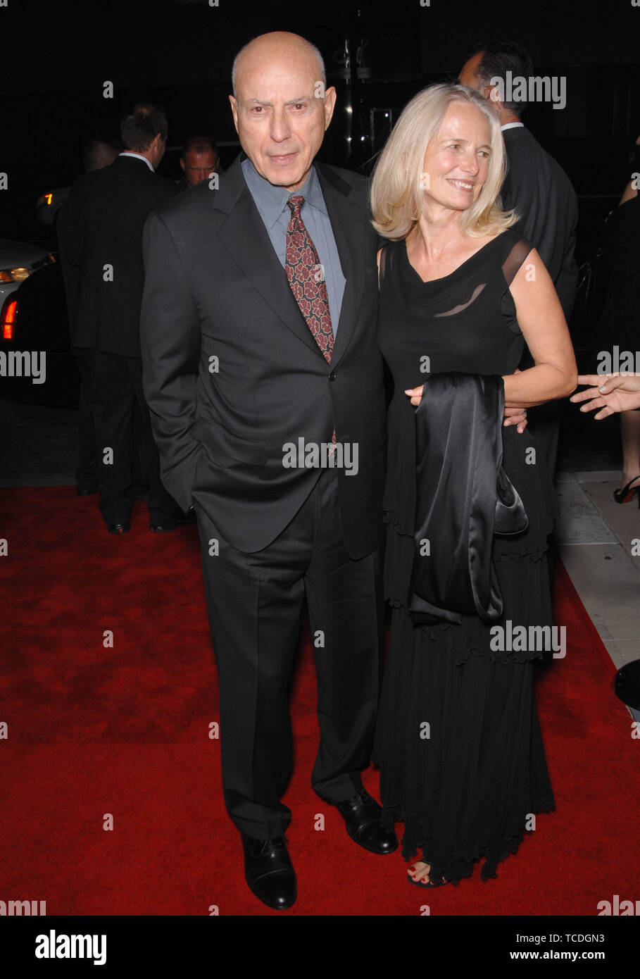 LOS ANGELES, CA. October 11, 2007: Alan Arkin & wife at the Los Angeles ...