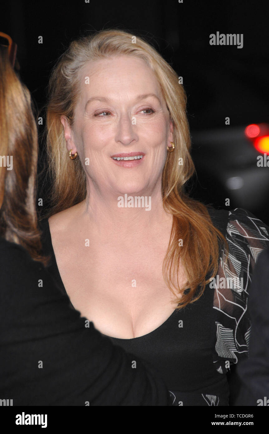 LOS ANGELES, CA. October 11, 2007: Meryl Streep at the Los Angeles ...