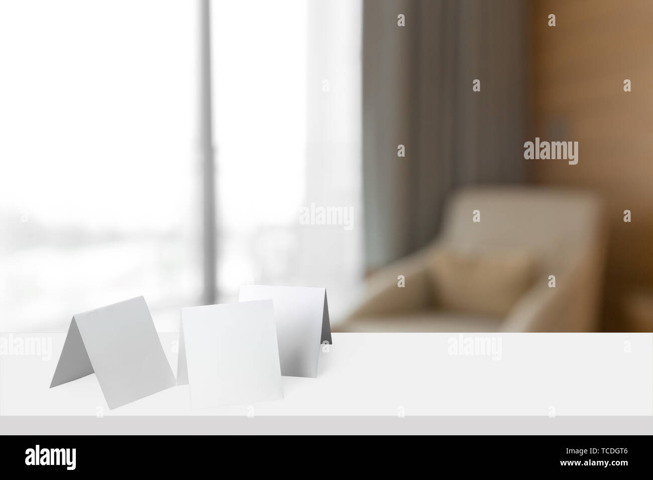 Table Paper Card Stock Photo - Alamy