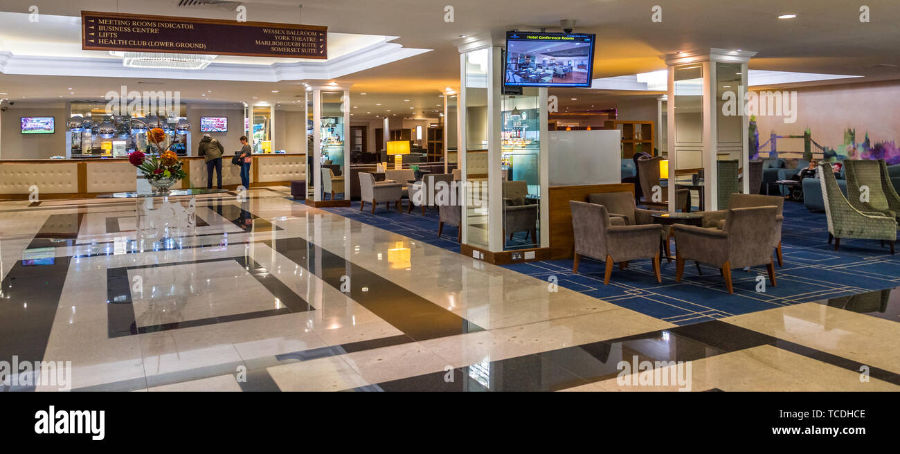 Marriott Lobby in London with Security Camera Stock Photo - Alamy