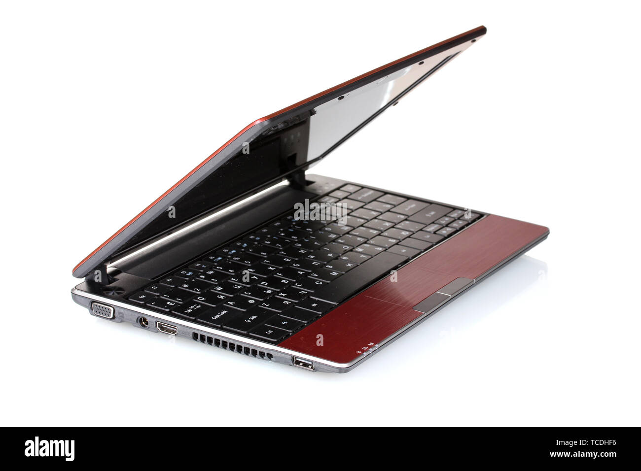 new laptop isolated on white Stock Photo - Alamy