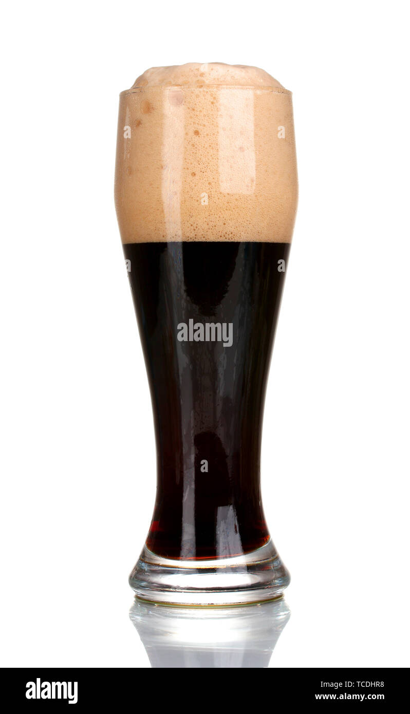 Dark beer in a glass hi-res stock photography and images - Alamy