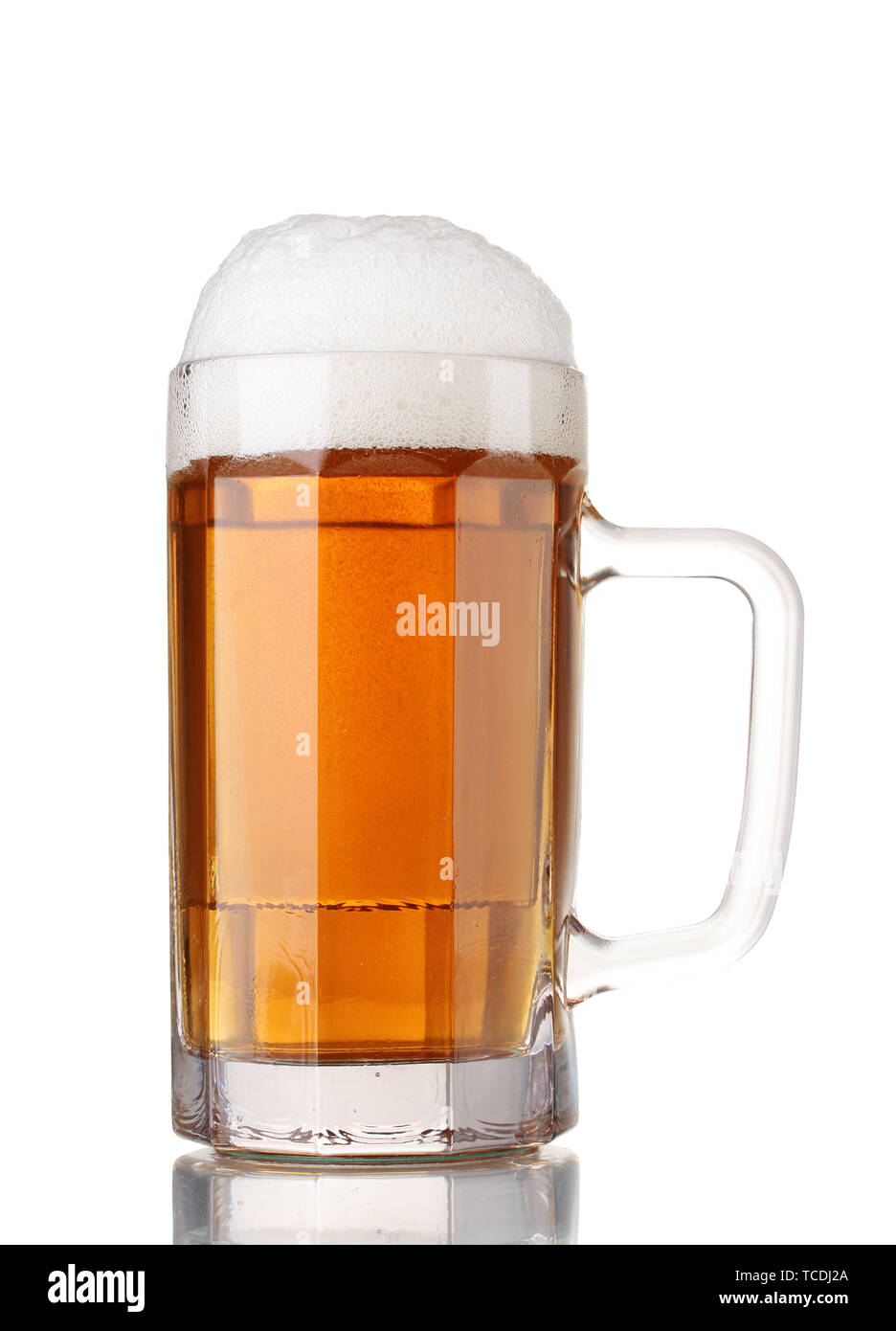 beer mug isolated on white Stock Photo - Alamy