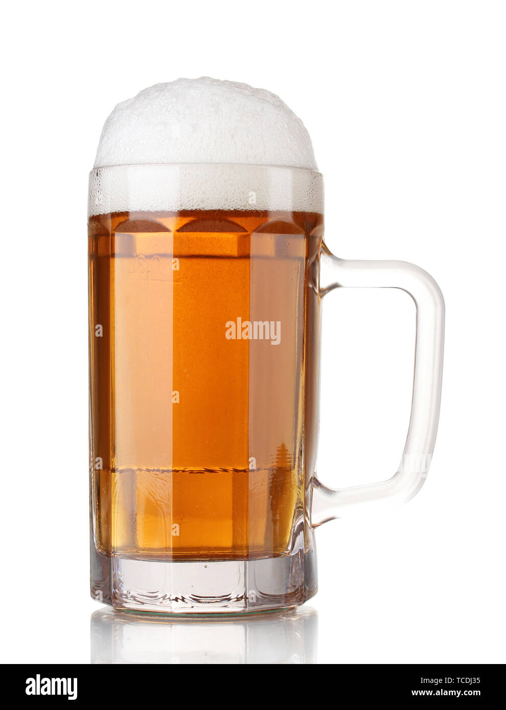 beer mug isolated on white Stock Photo - Alamy
