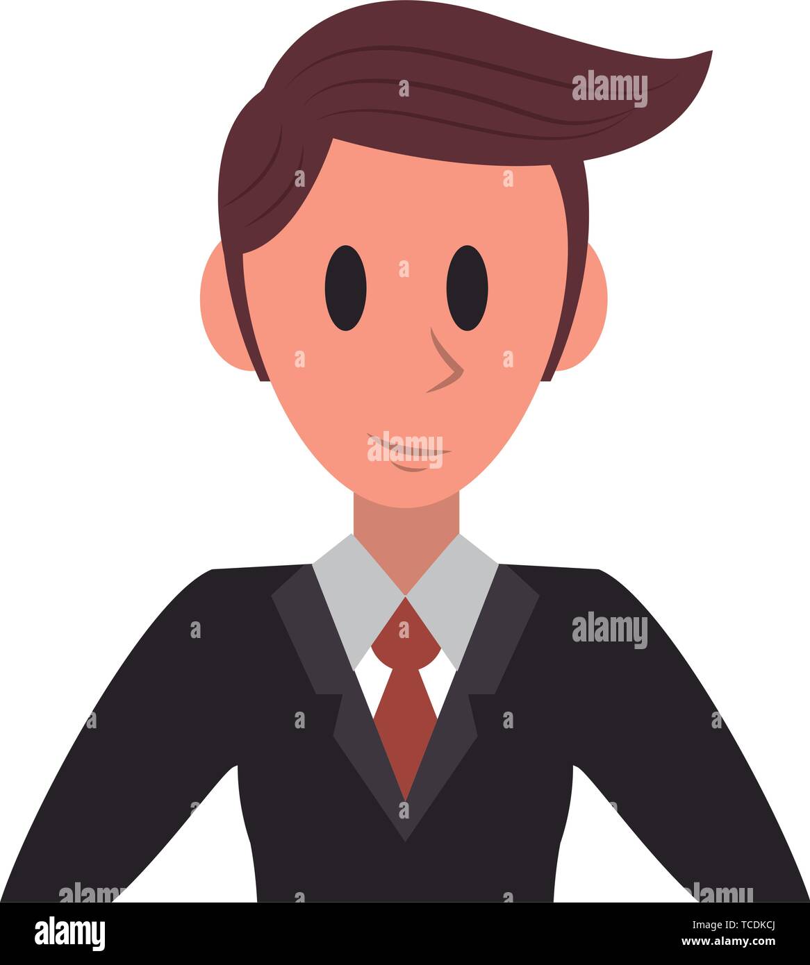 Executive businessman character cartoon Stock Vector Image & Art - Alamy