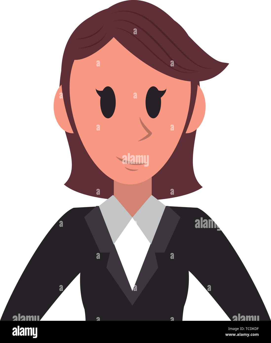 Executive businesswoman character cartoon Stock Vector Image & Art - Alamy