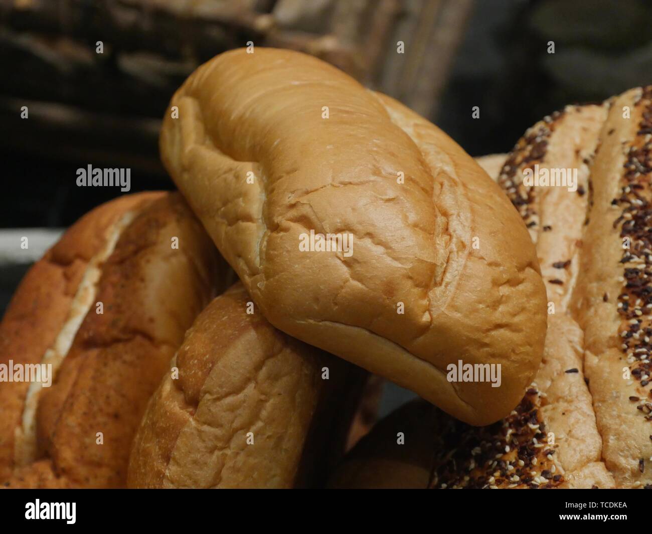 Close up of loaves of bread hi-res stock photography and images - Alamy