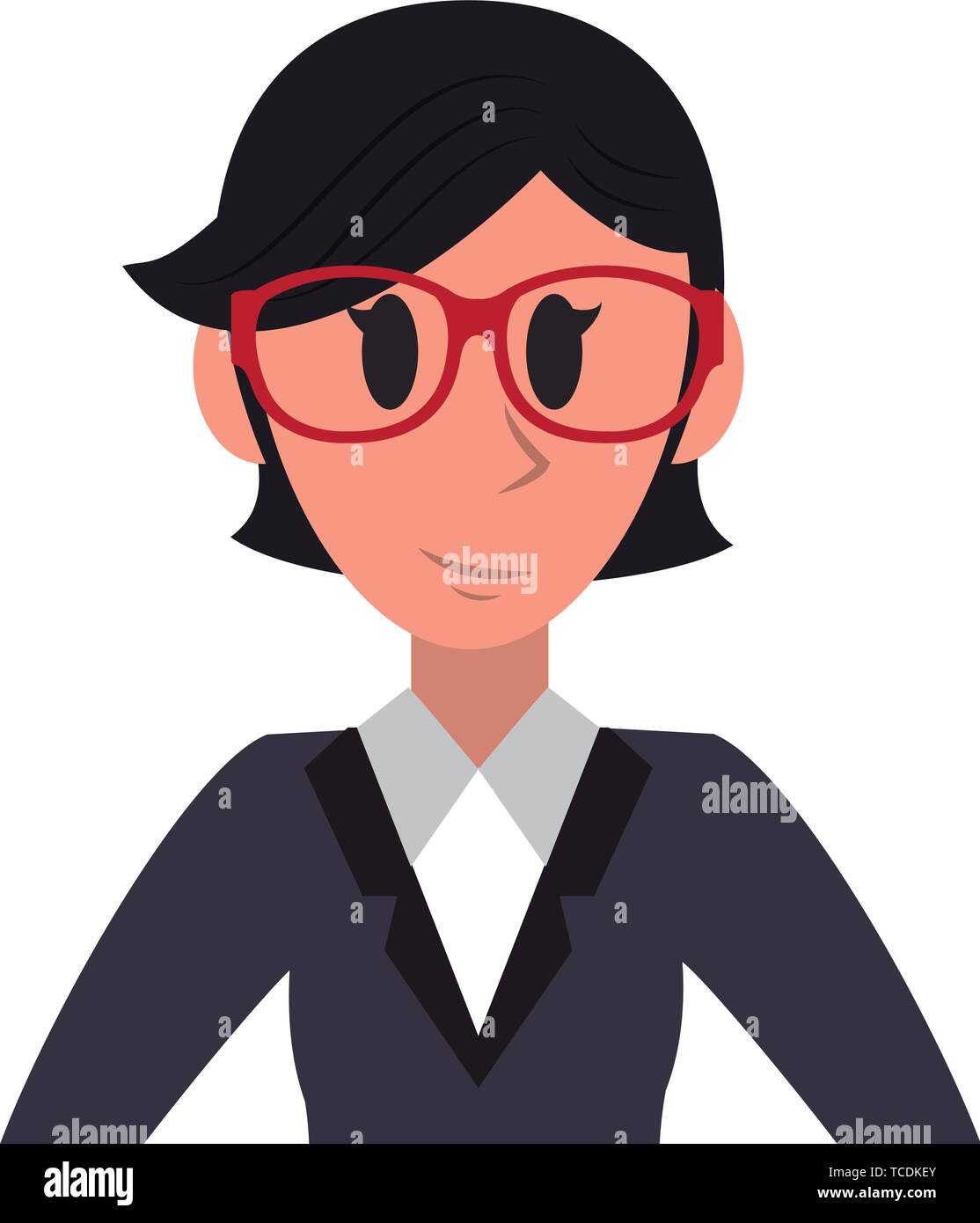 Executive businesswoman character cartoon Stock Vector Image & Art - Alamy