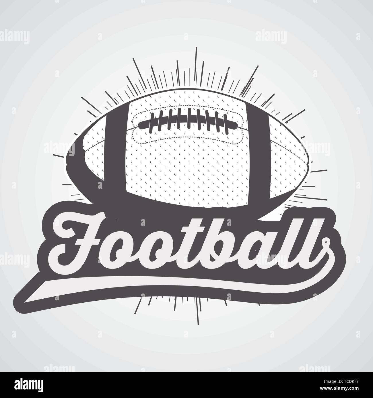 American football balloon icon vector hi-res stock photography and ...