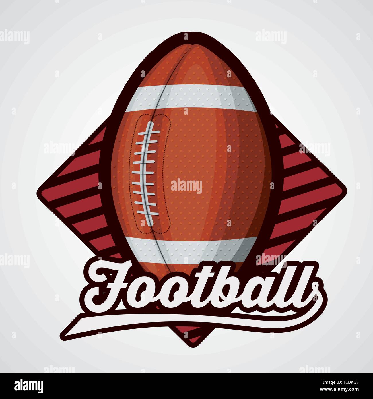 american football design vector illustration Stock Vector Image & Art ...